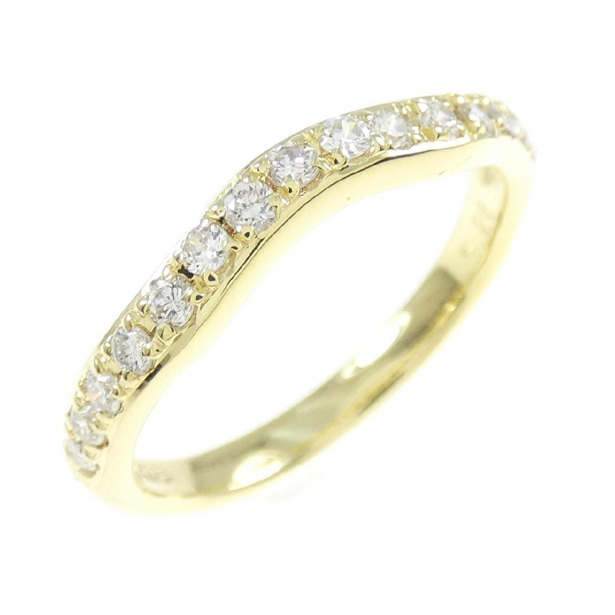 Yahoo!オークション - K18YG ダイヤモンド リング 0.28CT