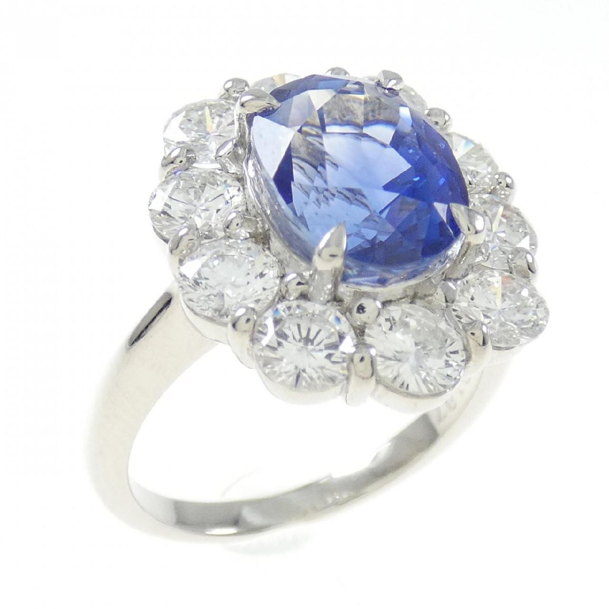 Yahoo!オークション - PT900 サファイヤ リング 4.55CT