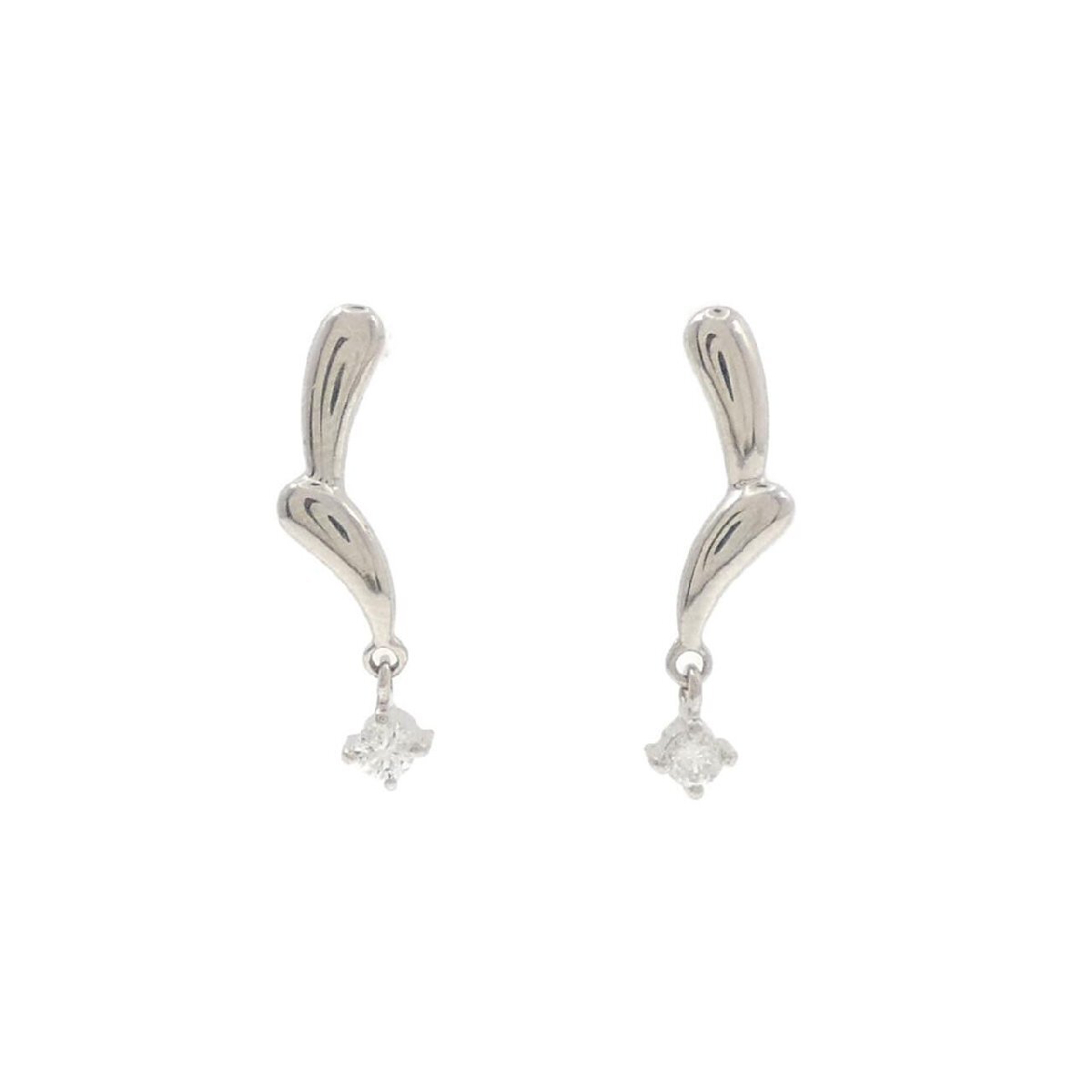 Yahoo!オークション - PT850/PT900 ダイヤモンド ピアス 0.10CT