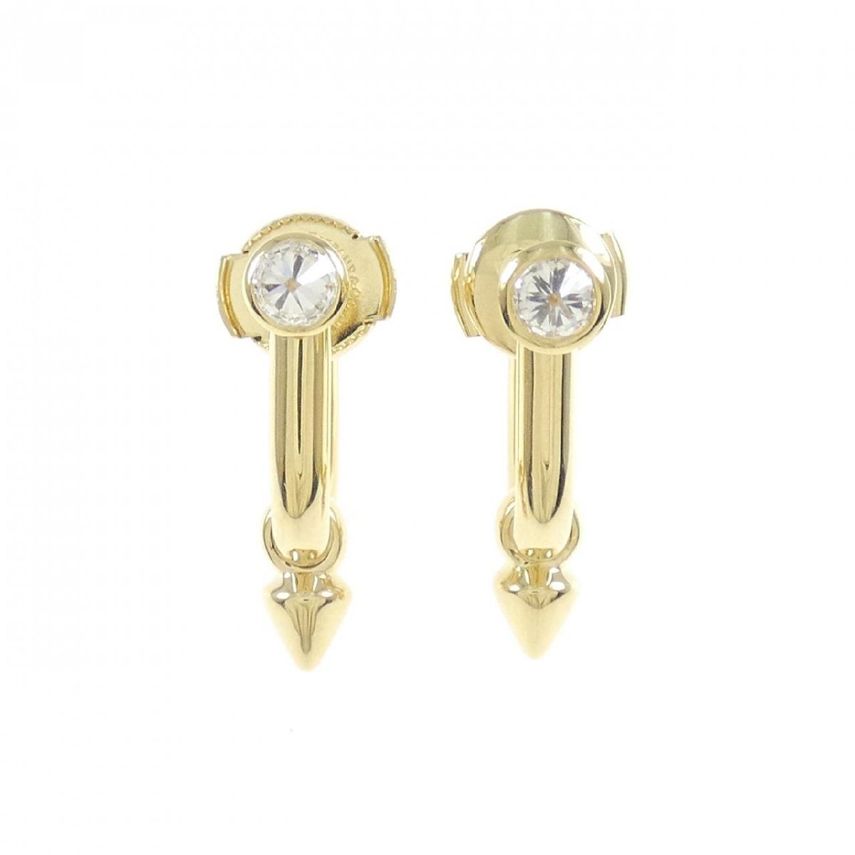 Yahoo!オークション - ティファニー タイタン ピアス 0.37CT