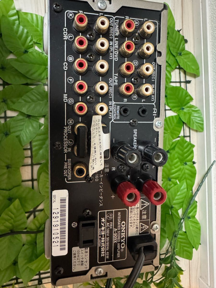 Yahoo!オークション - ONKYO A-909X 出力45W【源通電】