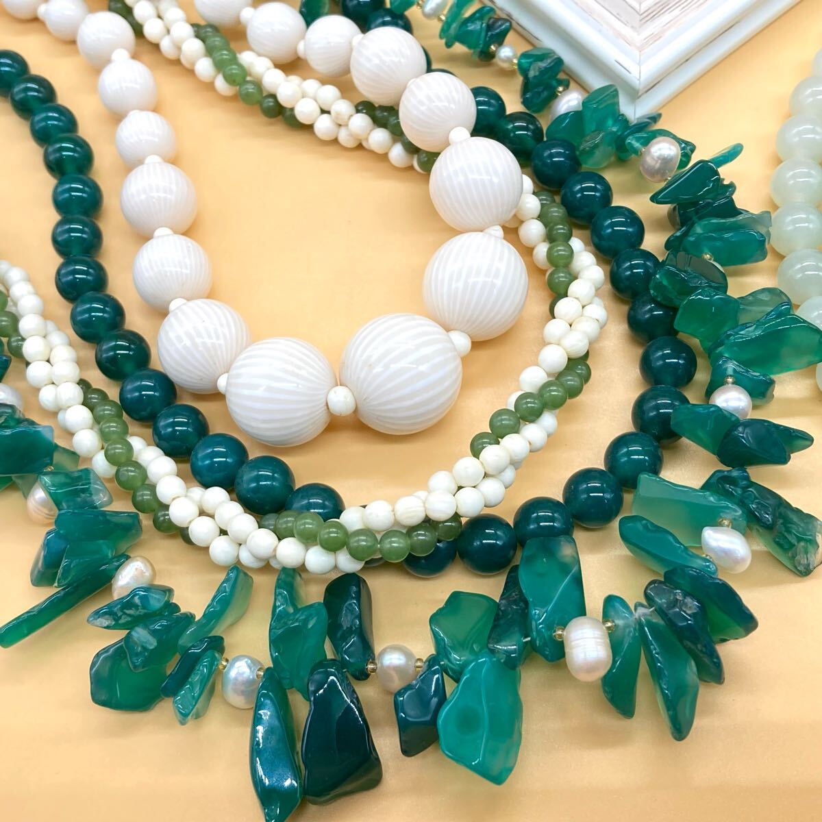 Yahoo!オークション - シェルカメオ入り [アクセサリーおまとめ]m 約...