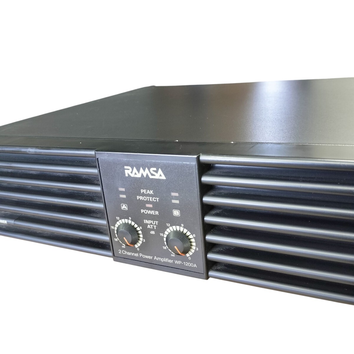 Yahoo!オークション - RAMSA 2チャンネルパワーアンプ WP-1200A 通電確...