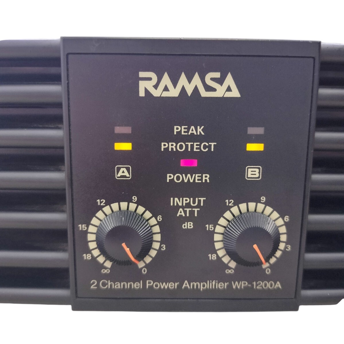 Yahoo!オークション - RAMSA 2チャンネルパワーアンプ WP-1200A 通電確...