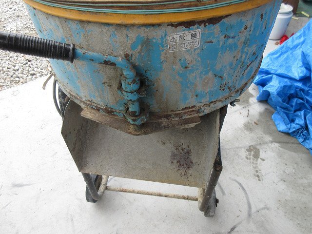 Yahoo!オークション - 9266 1円スタート 電動 モルタルミキサー 100V...