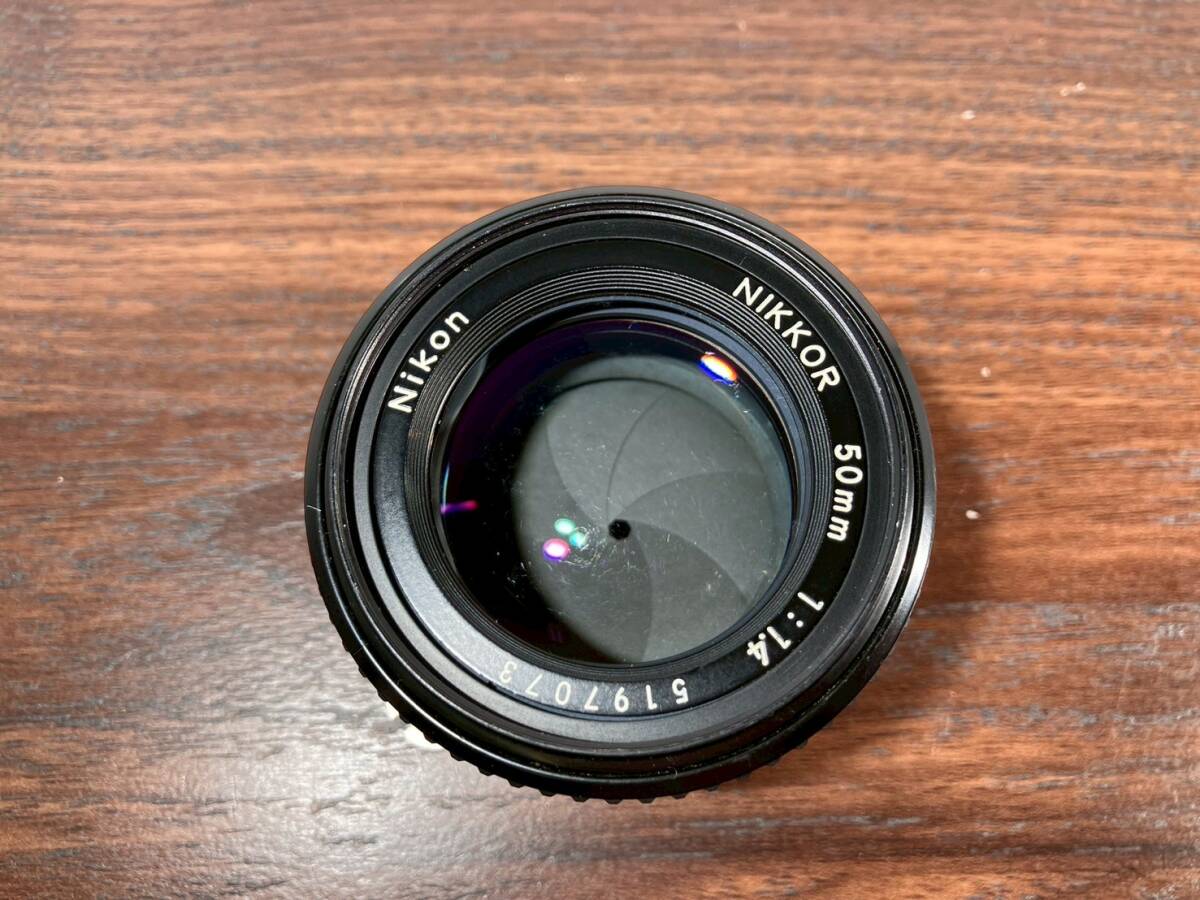 Yahoo!オークション - Y739 ニコン Nikon Ai-S NIKKOR 50mm F1.4 単焦...