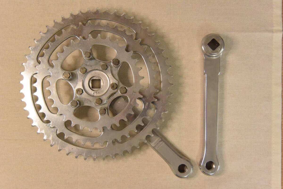 Yahoo!オークション - TA クランク 170mm トリプル 52-42-32 ペダル...