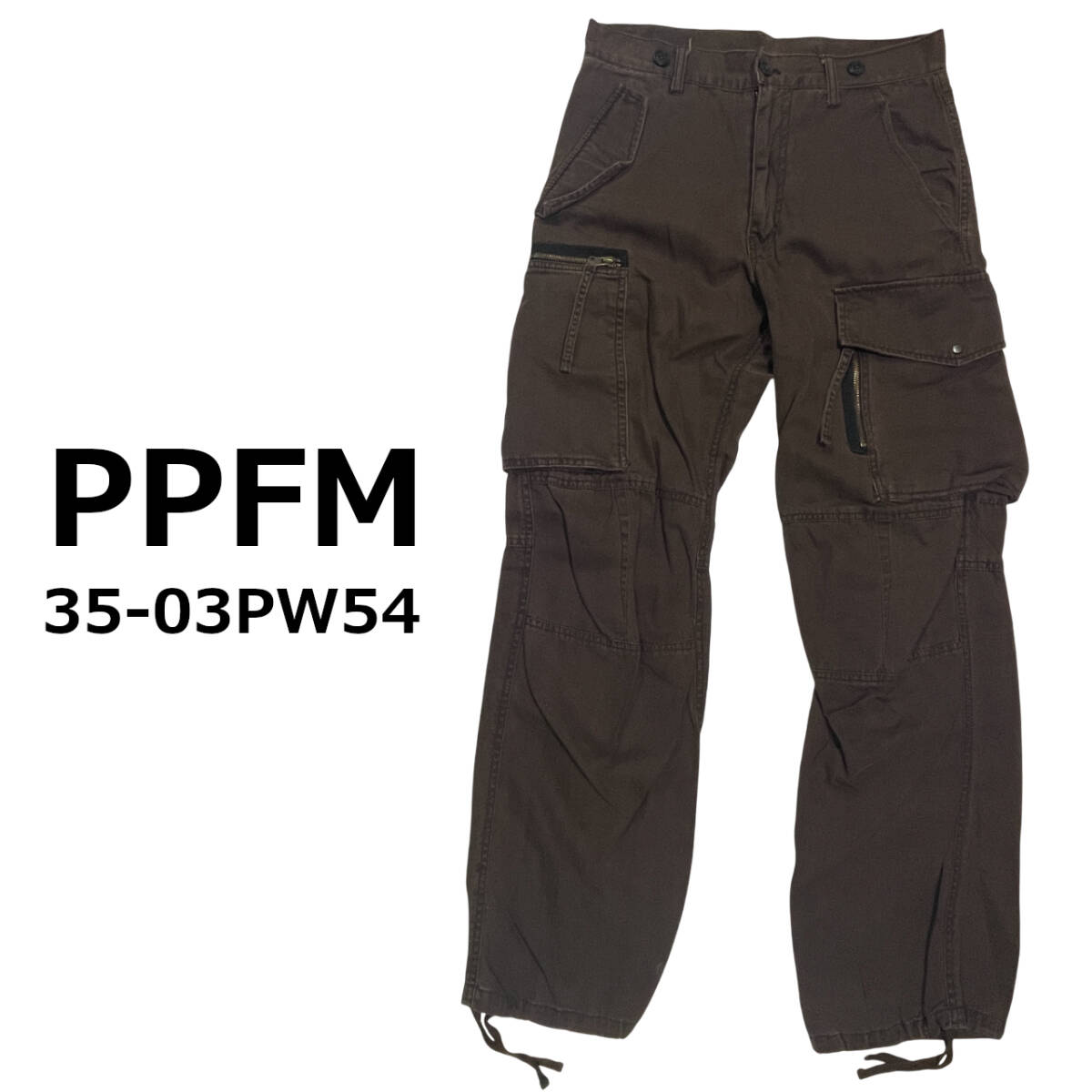 Yahoo!オークション - PPFM ピーピーエフエム カーゴパンツ サイズS