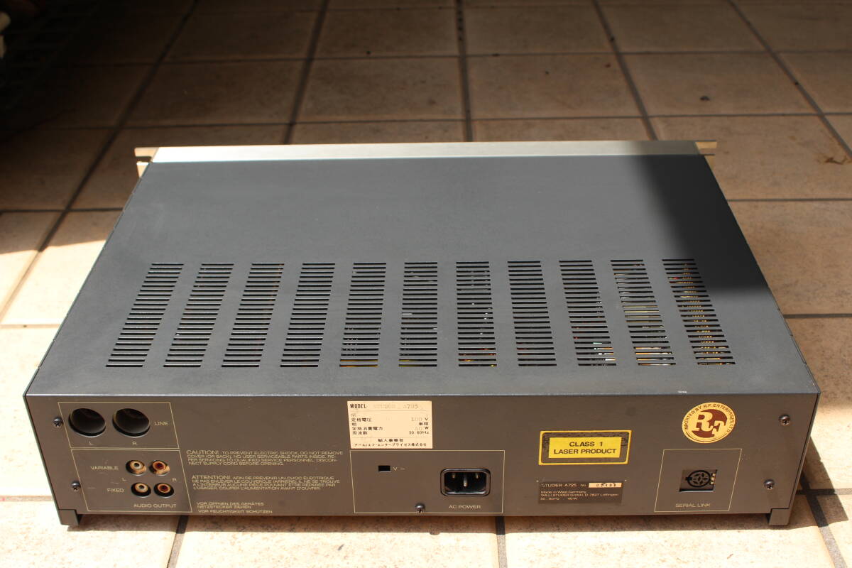Yahoo!オークション - A725/STUDER/スチューダー/ルボックス/REVOX/CD...