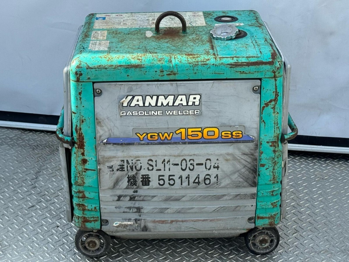 Yahoo!オークション - YANMAR ヤンマー 発電溶接機 YGW150SS-3 ガソリ...