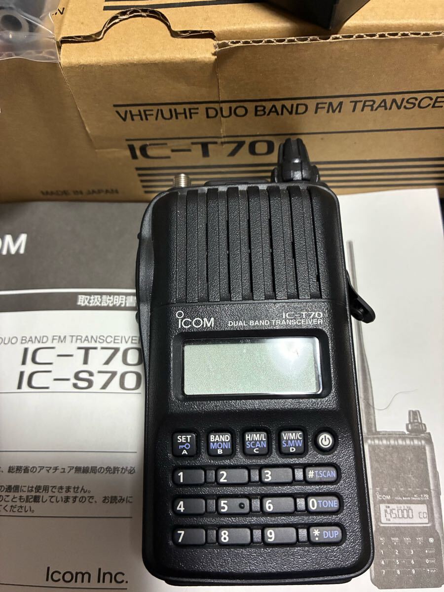 Yahoo!オークション - ICOM トランシーバー IC-T70
