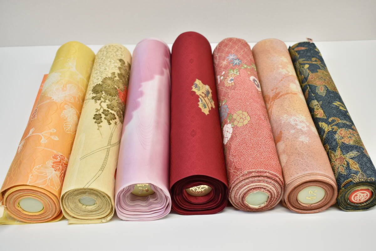 Yahoo!オークション - 【きものや】A501 すべてポリエステル反物 着尺 ...