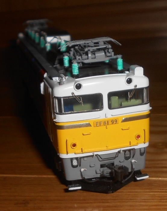 Yahoo!オークション - TOMIX 16番 EF81 99号機 カシオペア色 塗り...