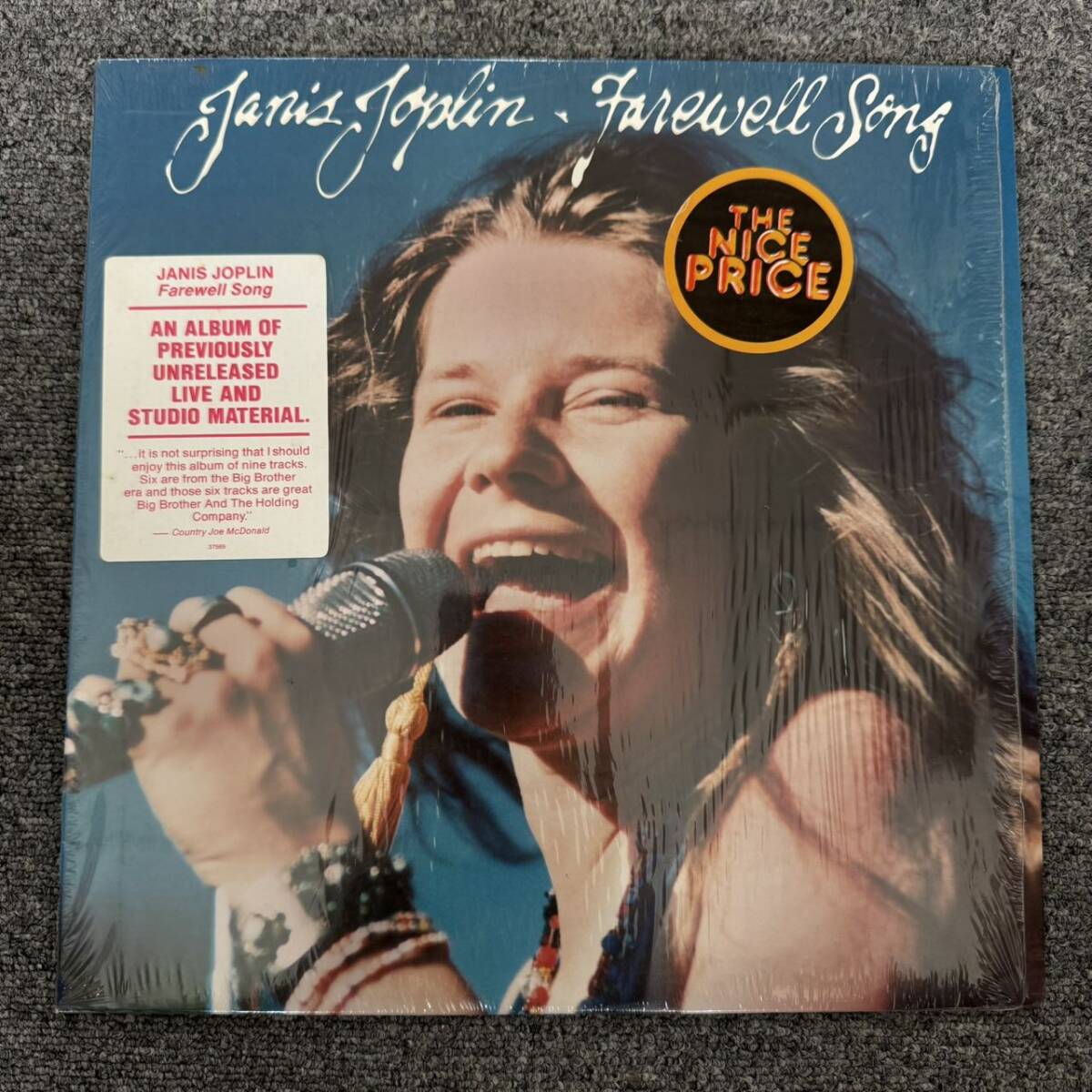 Yahoo!オークション - 米 US盤 JANIS JOPLIN/FAREWELL SONG/COLUMBIA P...