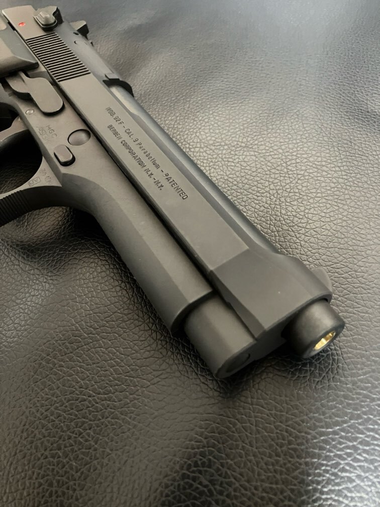 Yahoo!オークション - MGC ベレッタ M9 固定スライド HW製 美品