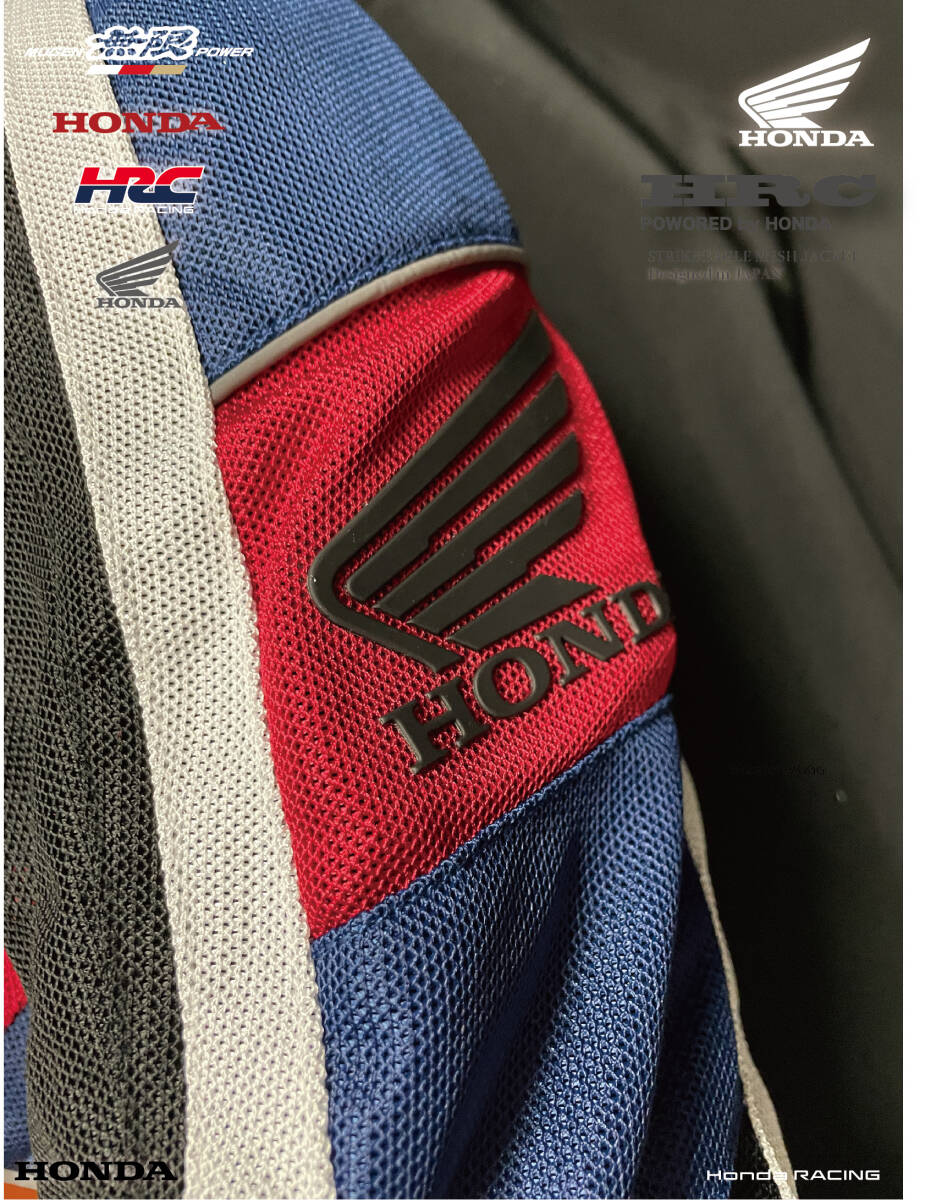 【樂淘letao】日本代購代標第一品牌－【一点のみ/新品未使用】HRC×HONDAホンダ STRIKE EAGLEメッシュジャケット [LL] トリコロール CB REBEL GB CBR ...