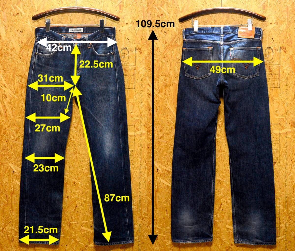 Yahoo!オークション - 廃盤 2007年1月製ヴィンテージ W29 リーバイス50...