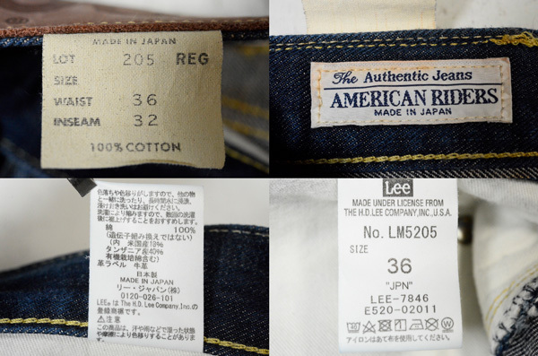 Yahoo!オークション - W36 リーLee アメリカンライダース205 オーガニ...