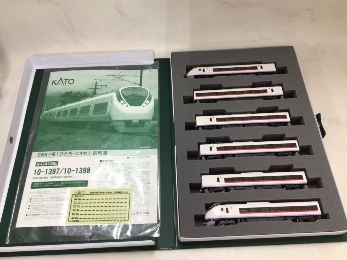1円〜 ジャンク KATO Nゲージ 10-1397 E657系 ひたち ときわ 6両基本セット(その他)｜売買されたオークション情報、yahooの商品情報をアーカイブ公開 - オークファン ...