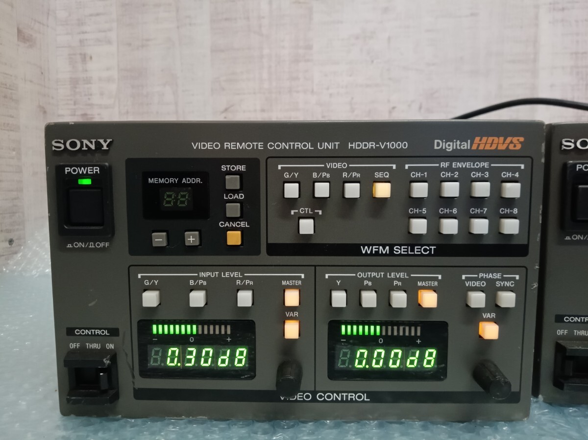 Yahoo!オークション - 必見 希少 SONY ソニー HDDR-V1000 2点 まとめ V...