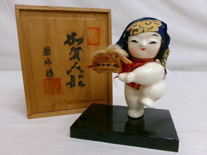 M3514 栄山作 加賀人形 獅子舞 置物 飾物 共箱 郷土玩具(御所人形)｜売買されたオークション情報、yahooの商品情報をアーカイブ公開 - オークファン（aucfan.com）