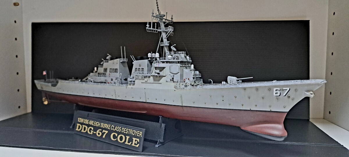 Yahoo!オークション - トランペッター 1/350 USS Cole DDG-67 完成品