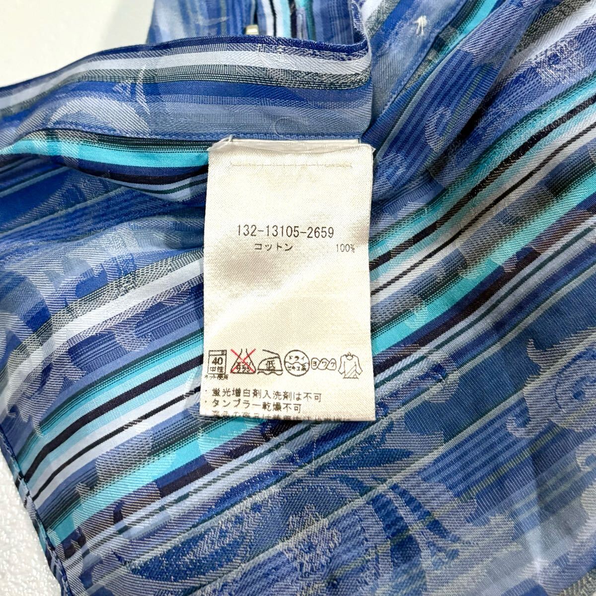 Yahoo!オークション - 未使用級/3Lサイズ 最高級 エトロ ETRO 長袖シャ...