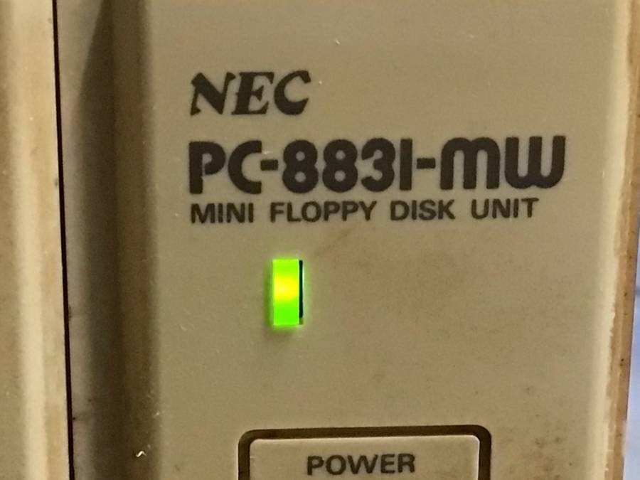 Yahoo!オークション - NEC PC-8831-mw 外付5インチFDD 現状品