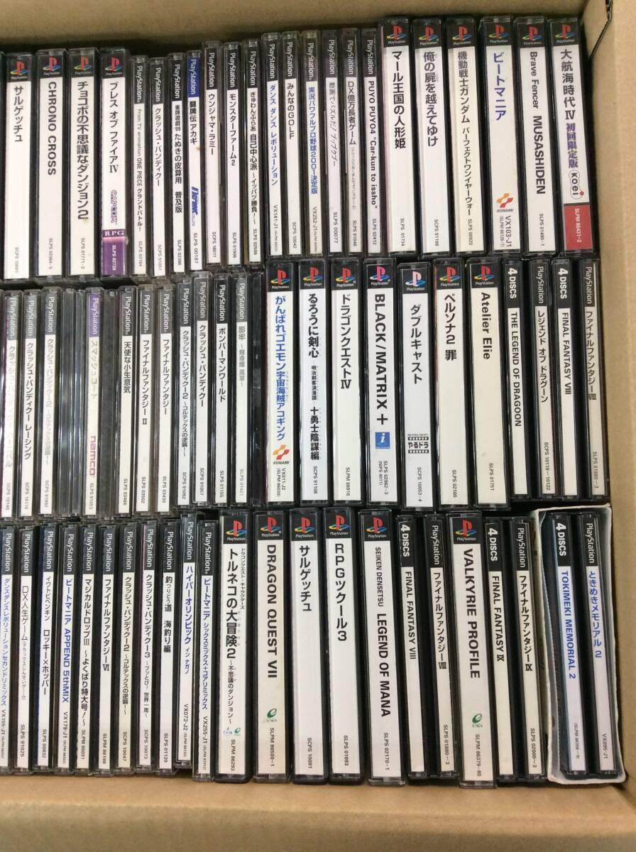 Yahoo!オークション - 【GC178/120/0】ジャンク PS1ソフト 合計107本前...