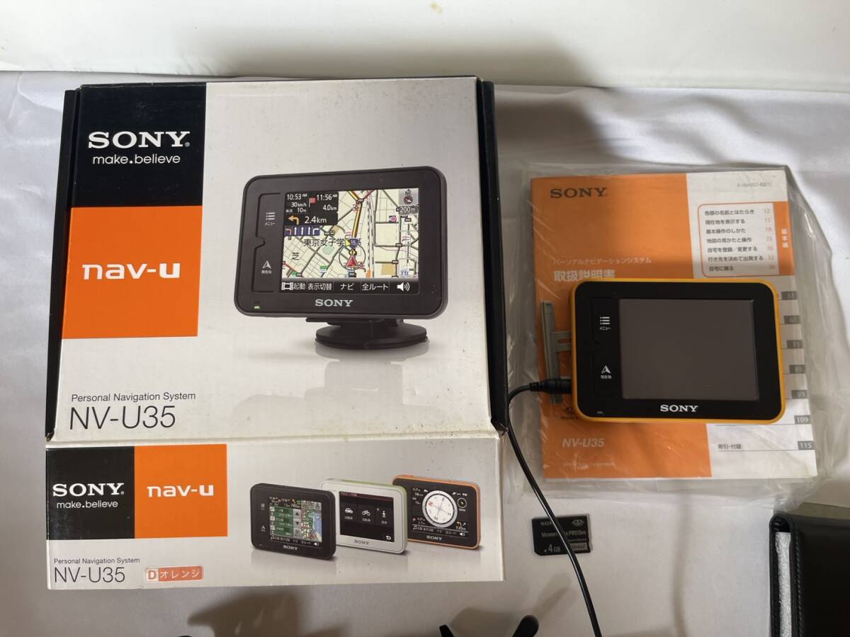 Yahoo!オークション - SONY ポータブルナビ NV-U35 バイク自転車ナビ ...