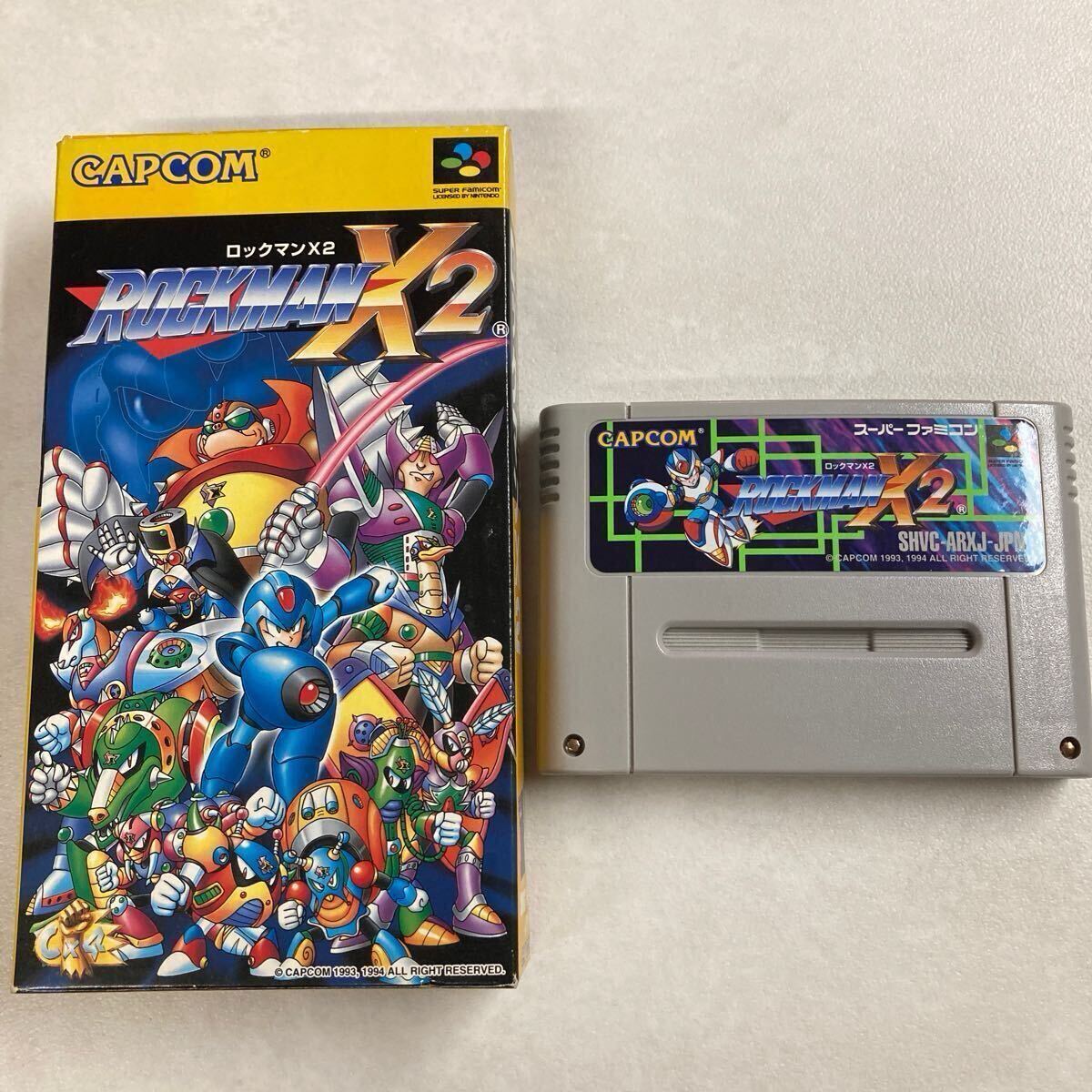Yahoo!オークション - 【SFC】 ロックマンX2 スーパーファミコン