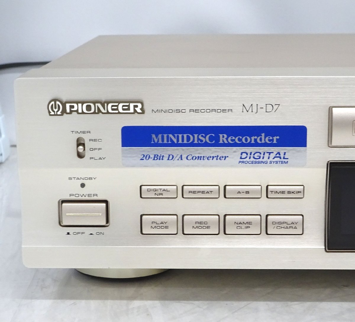 Yahoo!オークション - Pioneer MJ-D7 MINIDISC RECORDER パイオニア MD...