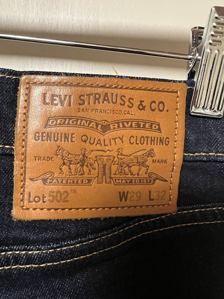 Yahoo!オークション - リーバイスプレミアム 502 W29 レギュラーテーパ...