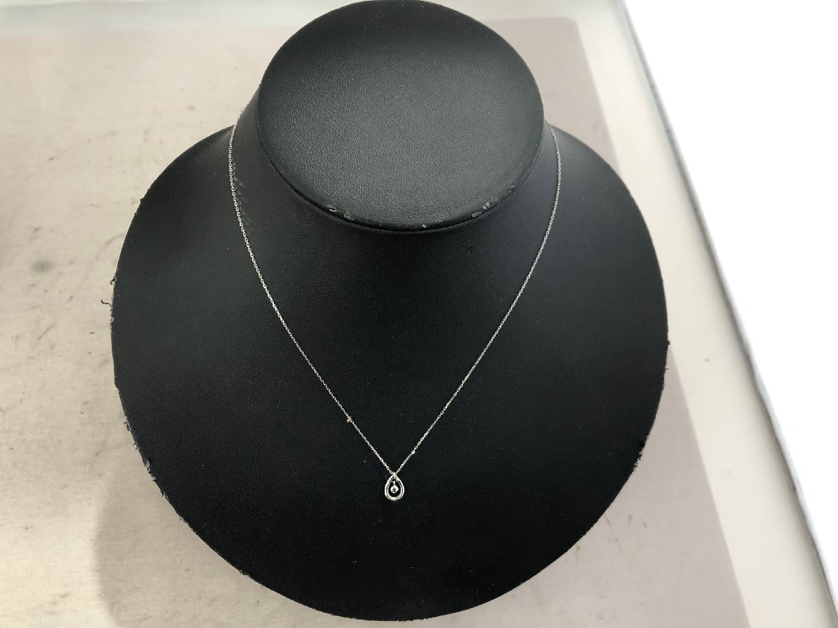 Yahoo!オークション - 【4℃ K10WG ドロップモチーフカラーストーン メ...