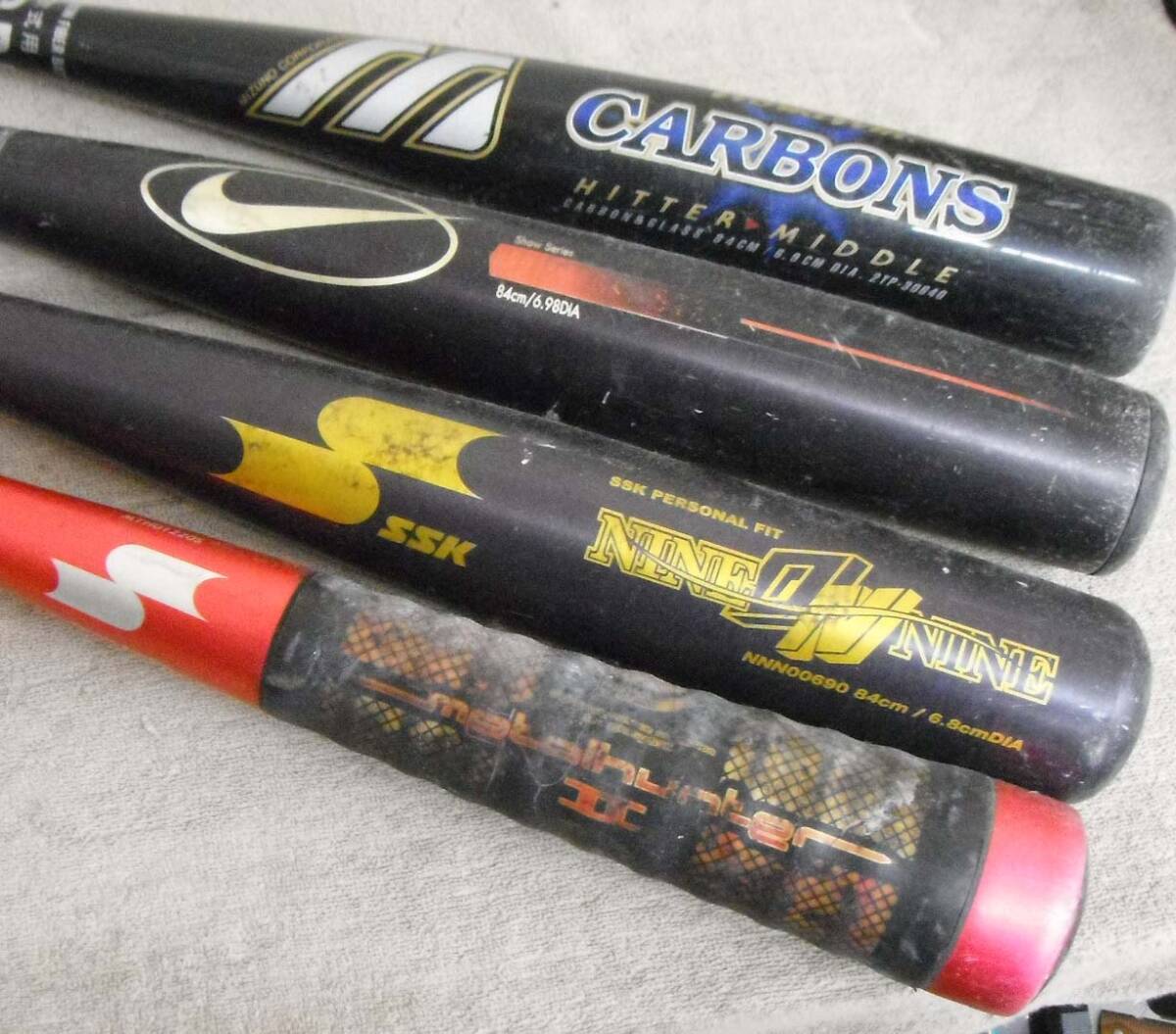 Yahoo!オークション - 1円～バット/JSBB 軟式用/SSK・ミズノ・他/4本ま...