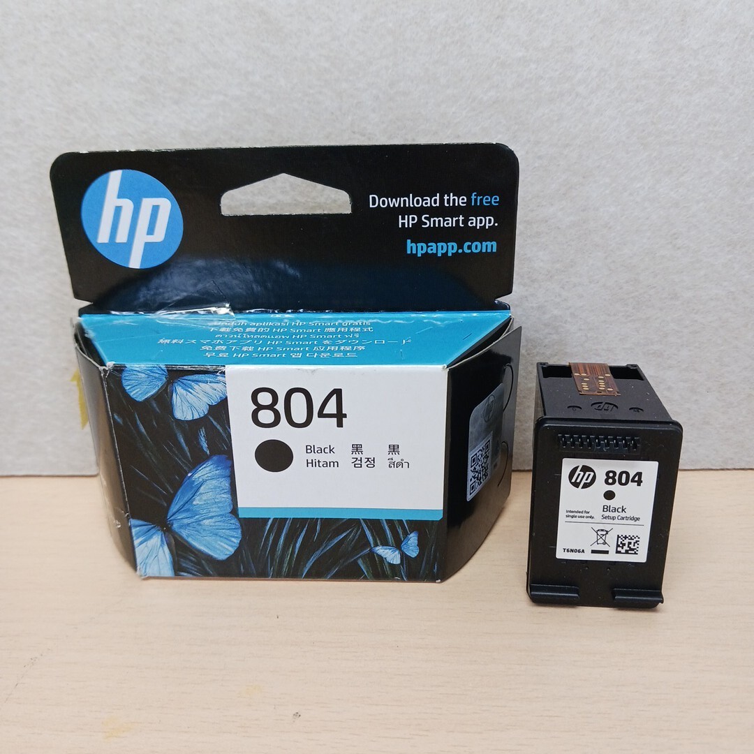Yahoo!オークション - y051205k HP 804 【純正品】BK インクカートリッ...