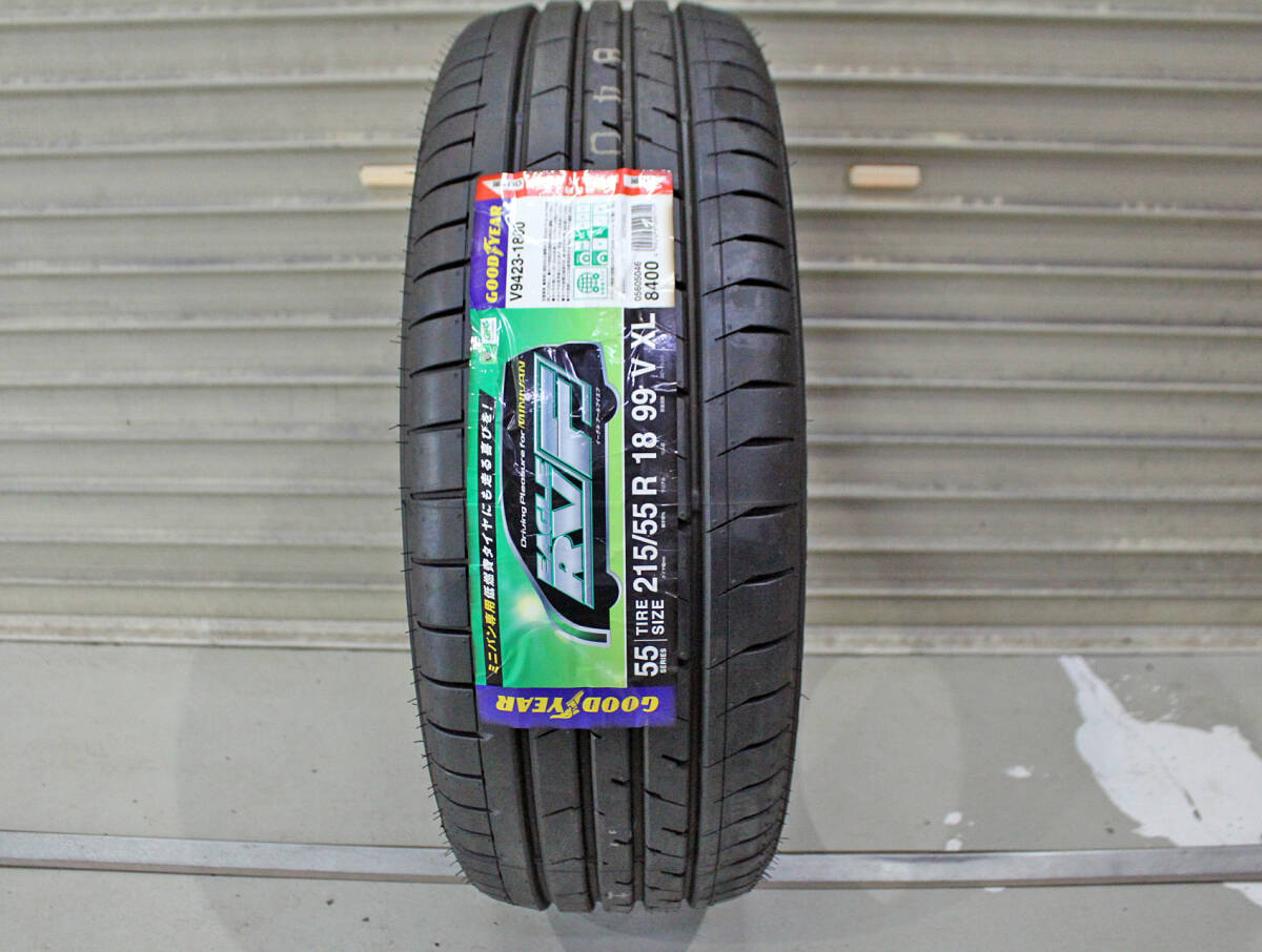 Yahoo!オークション - GOODYEAR グッドイヤー EAGLE RV-F 215/55R18 9...