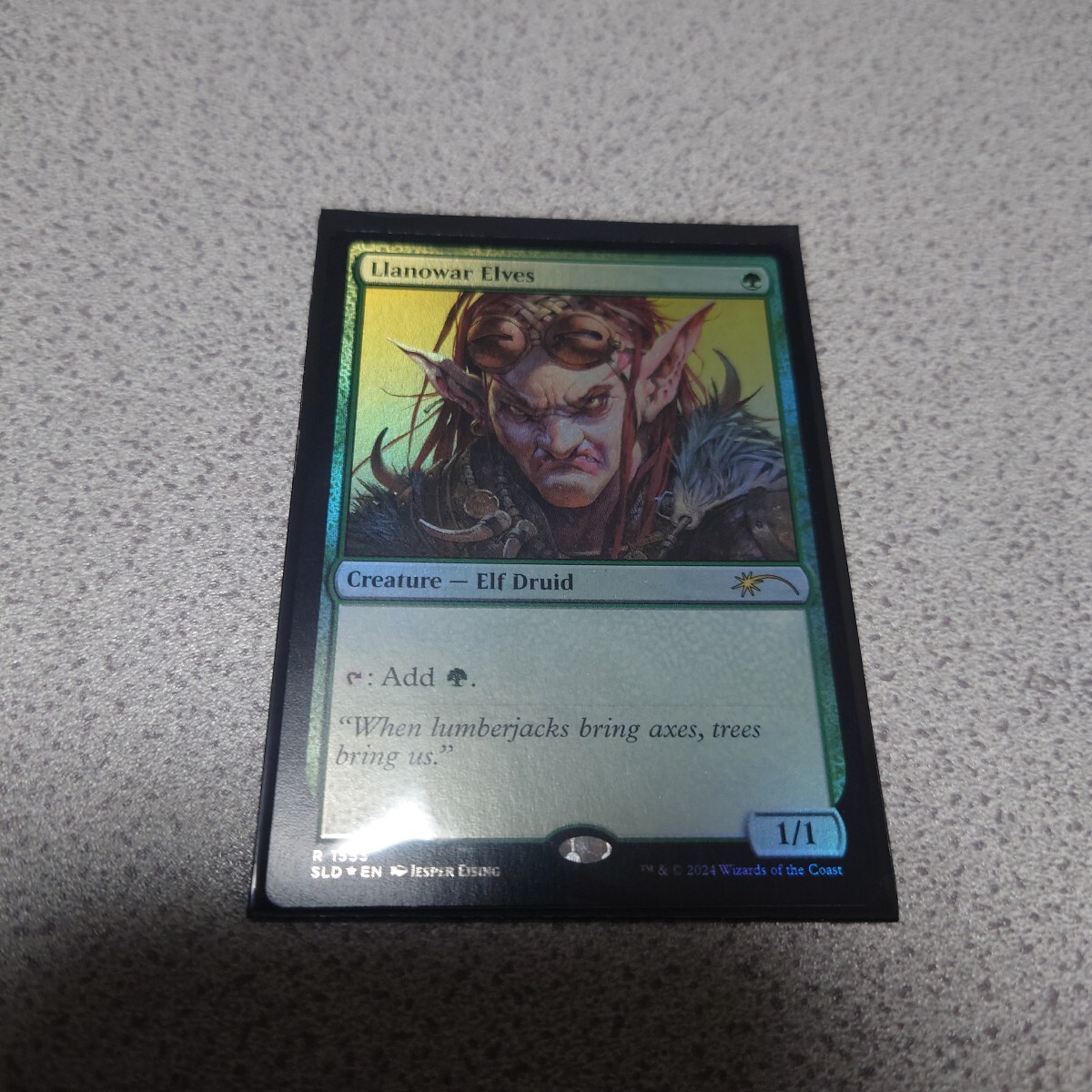 Yahoo!オークション - MTG SLD ラノワールのエルフ 英語foil 一枚 Secr...