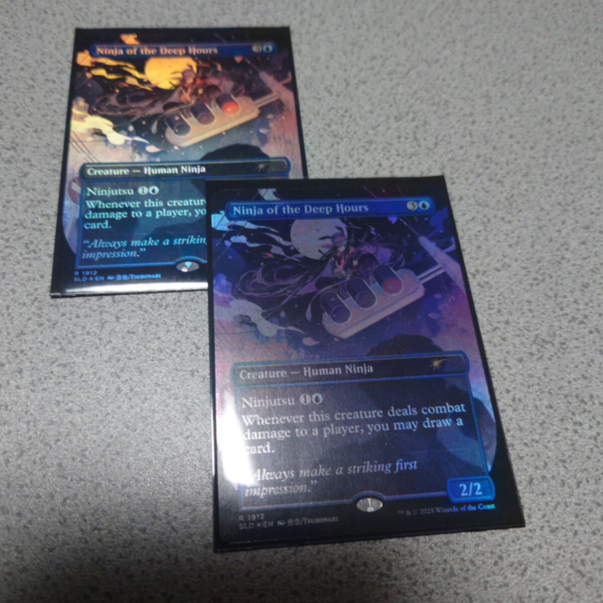 Yahoo!オークション - MTG SLD 深き刻の忍者 英語foil 二枚セット Secr...