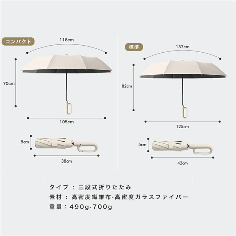 Yahoo!オークション - S1011-105 スポーツ 傘 大きい 10本骨 UVカット ...