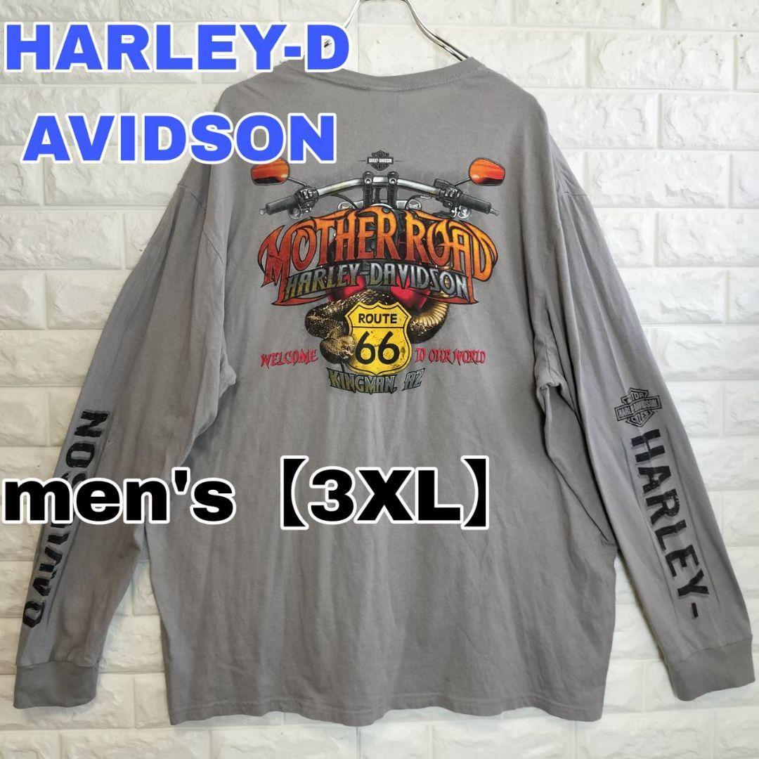 Yahoo!オークション - C934【HARLEY-DAVIDSON】ロングTシャツ【メンズ3...