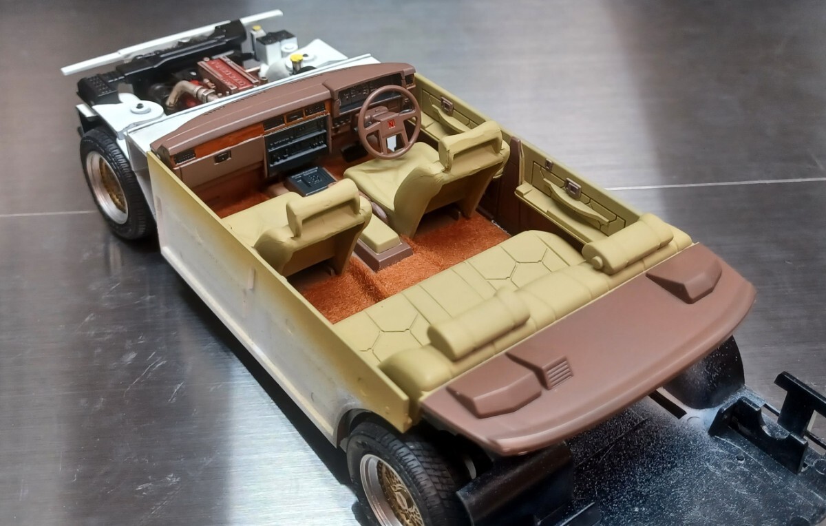 Yahoo!オークション - 1/24 Y30 セドリック ハードトップ BBSホイール ...