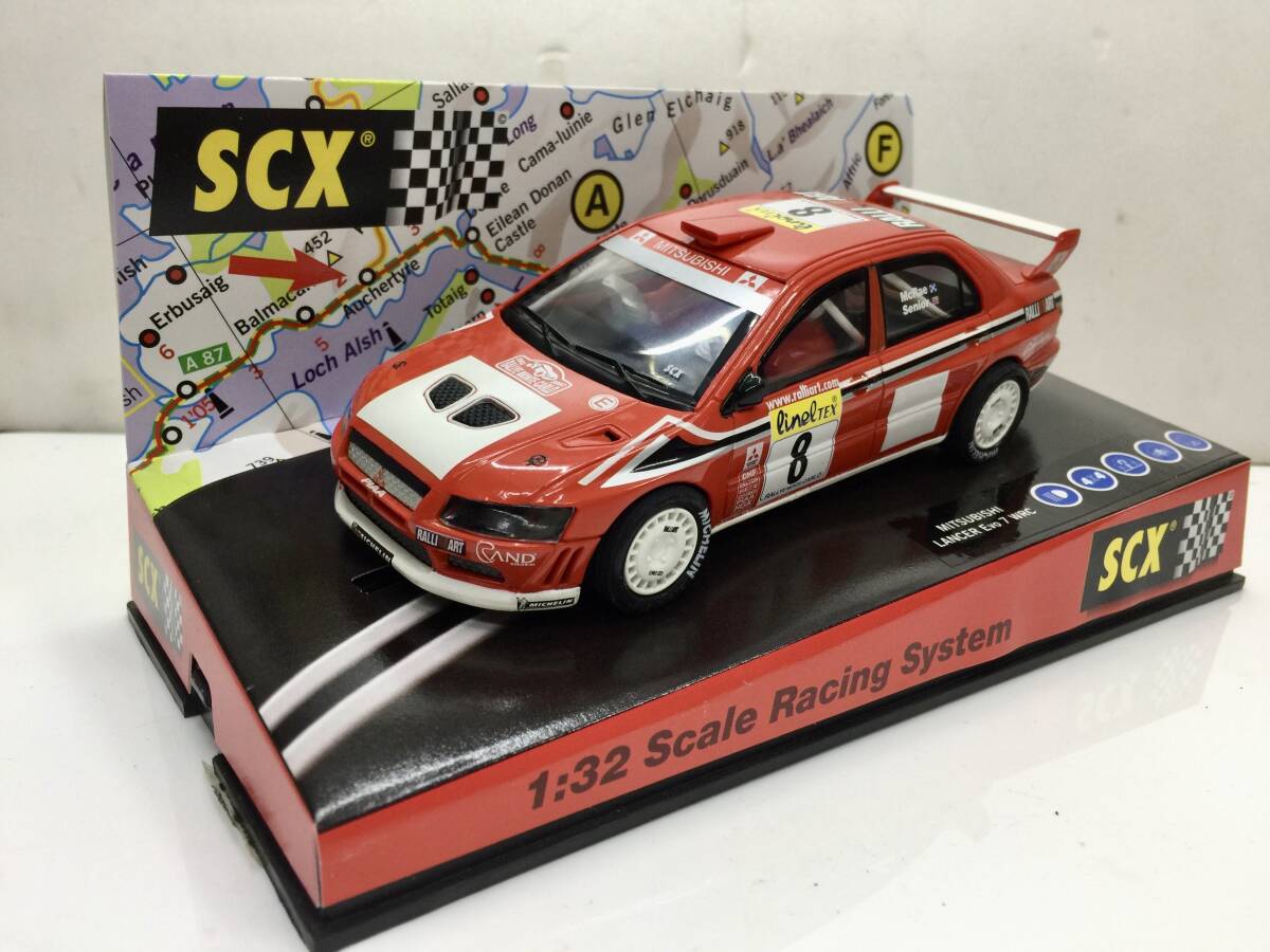 Yahoo!オークション - Tecni-Toys// SCX//1/32//WRC Mitsubishi Lanse...