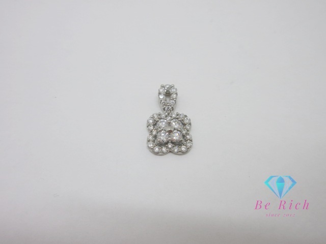 Yahoo!オークション - Pt900 プラチナ ダイヤモンド 0.44ct 付 四つ葉 ...