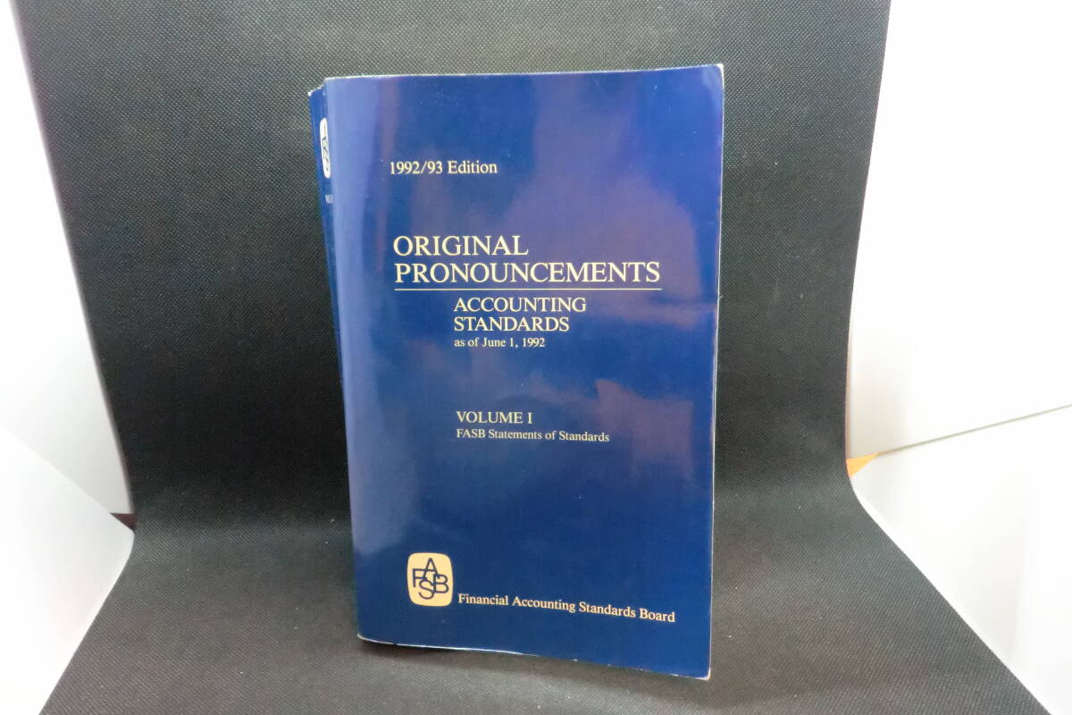 Yahoo!オークション - ORIGINAL PRONOUNCEMENTS ACCOUNTING STANDARDS ...