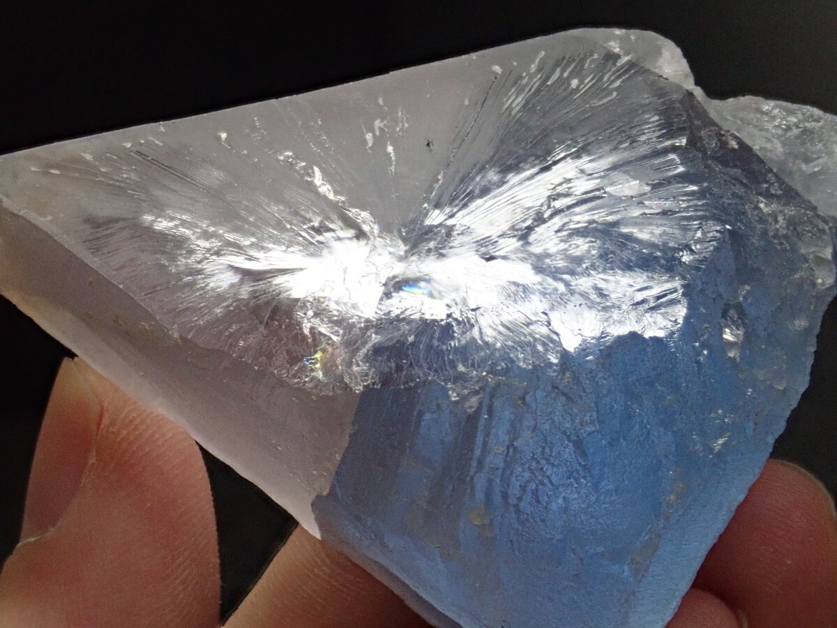 Yahoo!オークション - 【142g赤蛍光】バイカラーフローライト 蛍石 原...