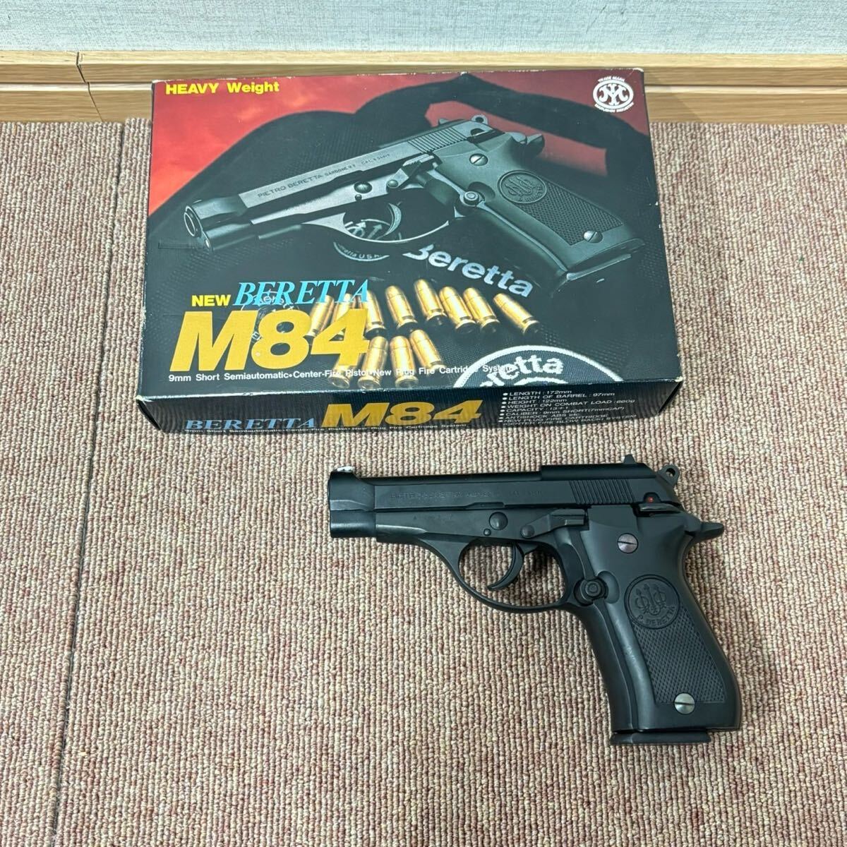 Yahoo!オークション - マルシン BERETTA CAL.9 Short M84 モデルガン ...