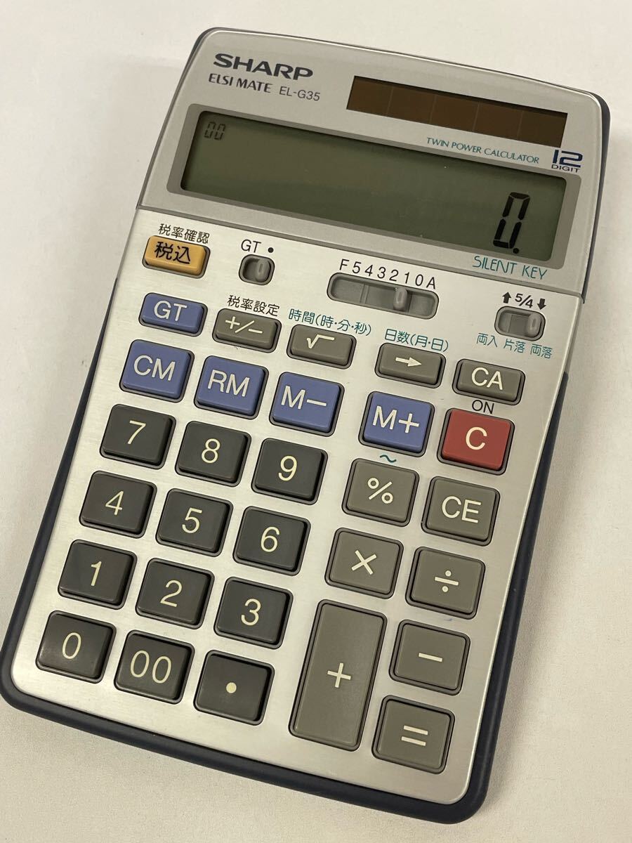 Yahoo!オークション - シャープ SHARP 学校用電卓 EL-G35 0527 009