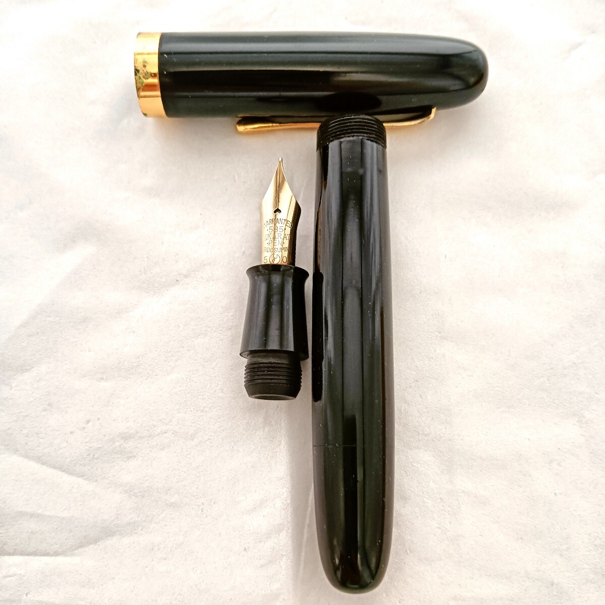 Yahoo!オークション - 【A2917】WARRANTED ワランテッド ペン先14K/585...