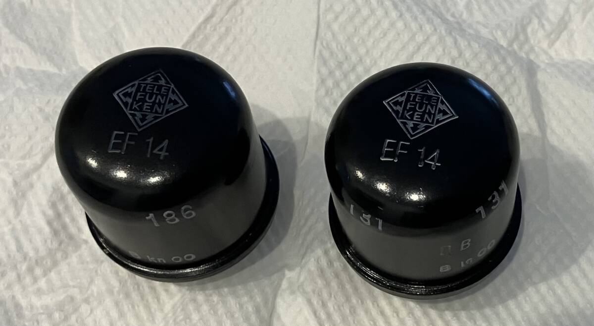 Yahoo!オークション - 希少 TELEFUNKEN EF14 メタル真空管 2個